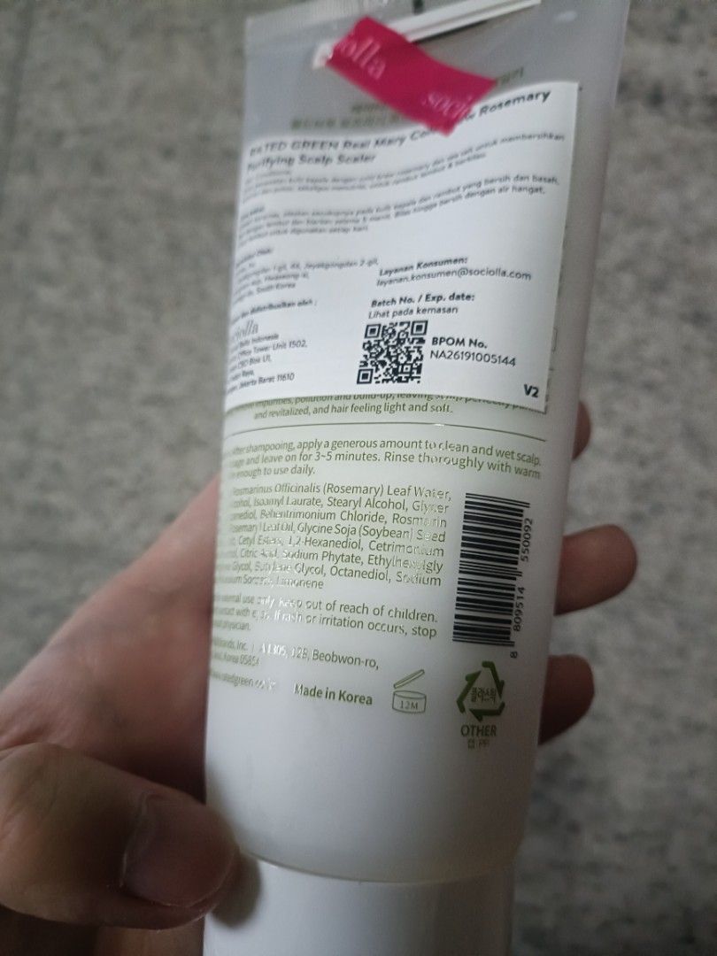 REAL MARY by Rated Green PURIFYING SCALP SCALER 200ML bukan 20/50/150ML ...