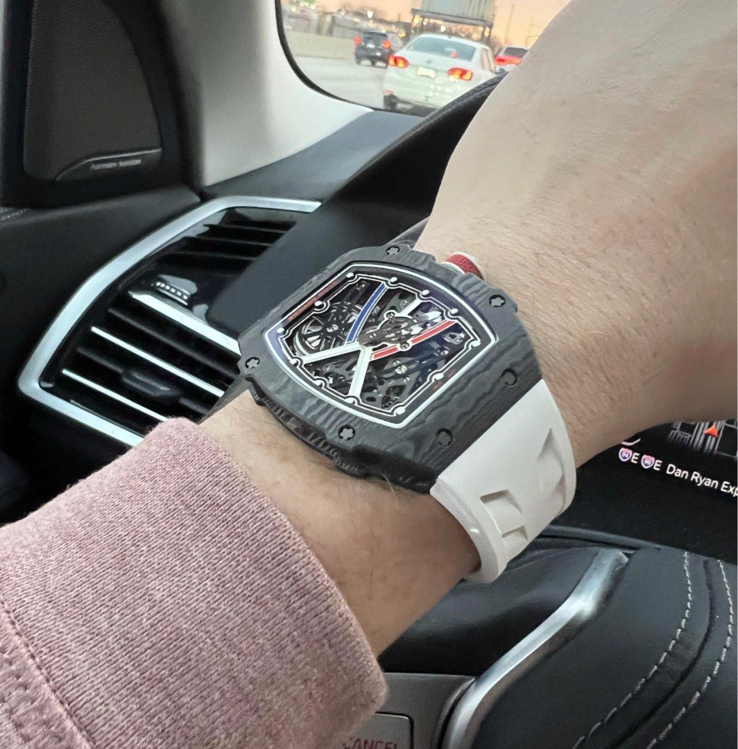 Rm67-02 rubber strap, Men's Fashion, Watches & Accessories, Watches on ...