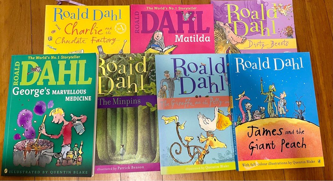 Roald Dahl story books - set of 7, Hobbies & Toys, Books & Magazines ...