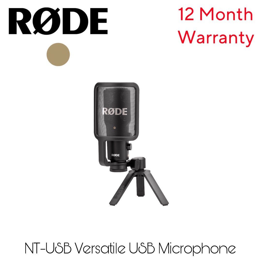 RODE NT-USB Versatile USB Microphone, Audio, Microphones on Carousell