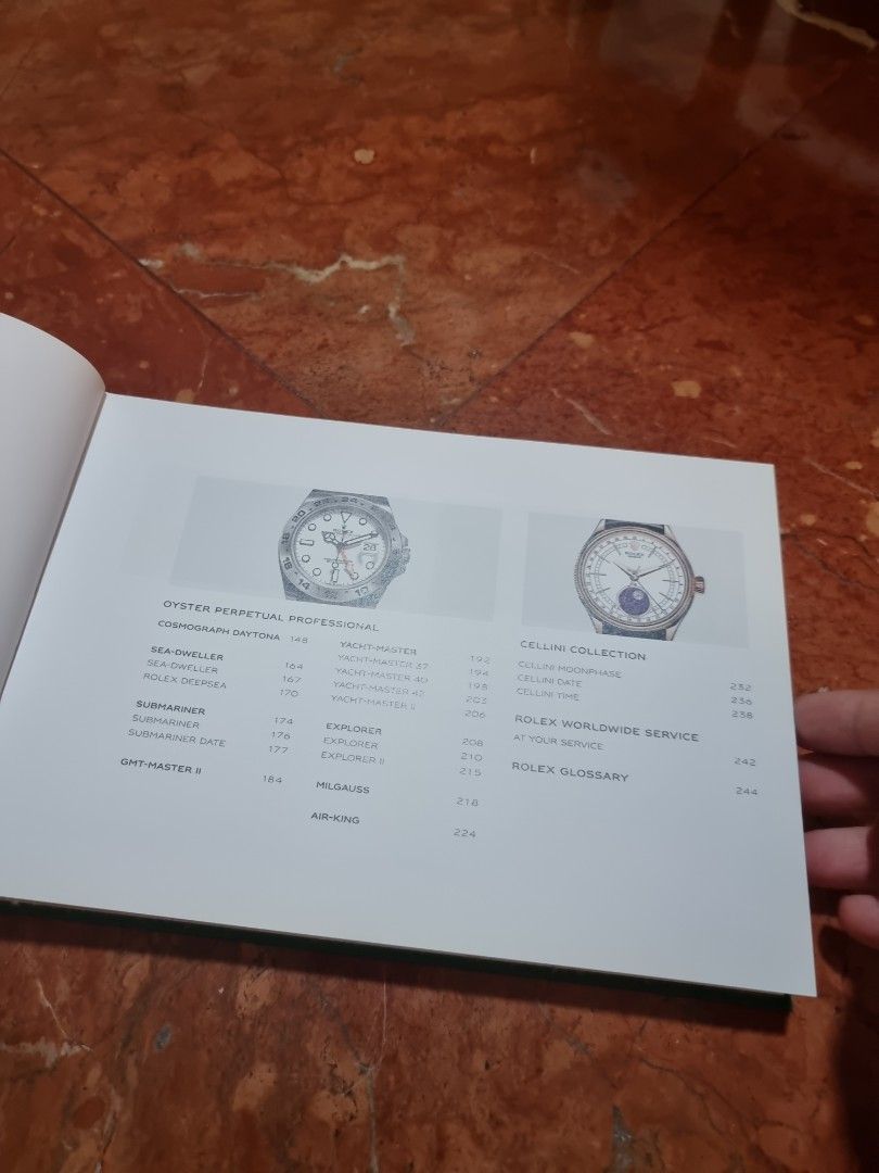 Rolex Watches Brochure, Men's Fashion, Watches & Accessories, Accessory ...