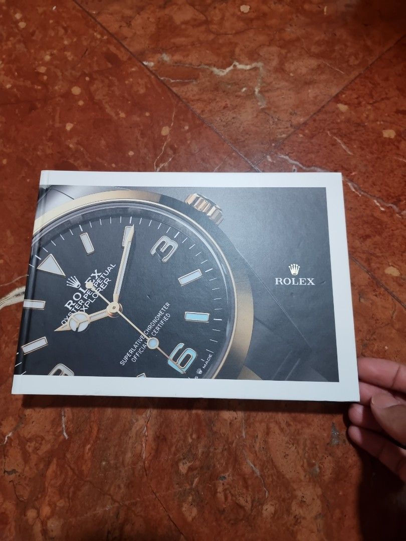 Rolex Watches Brochure, Men's Fashion, Watches & Accessories, Accessory ...