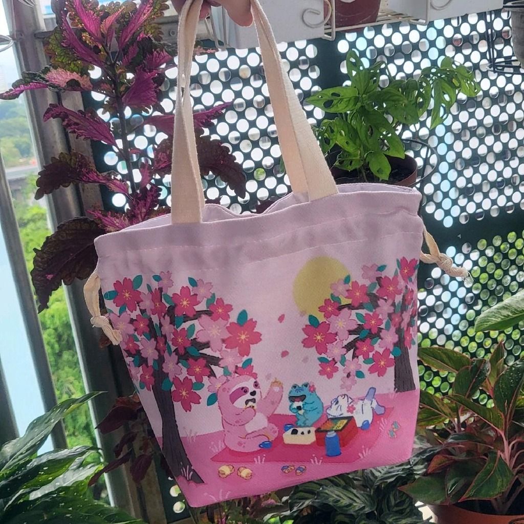 Sakura Pink Dumpling Bag, Women's Fashion, Bags & Wallets, Purses ...