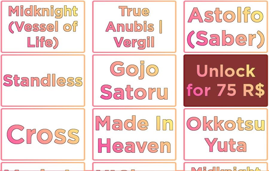 Sakura stand stuff, Video Gaming, Video Games, Others on Carousell