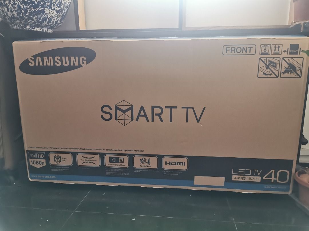 Samsung smart TV. TV box, TV & Home Appliances, TV & Entertainment, TV ...