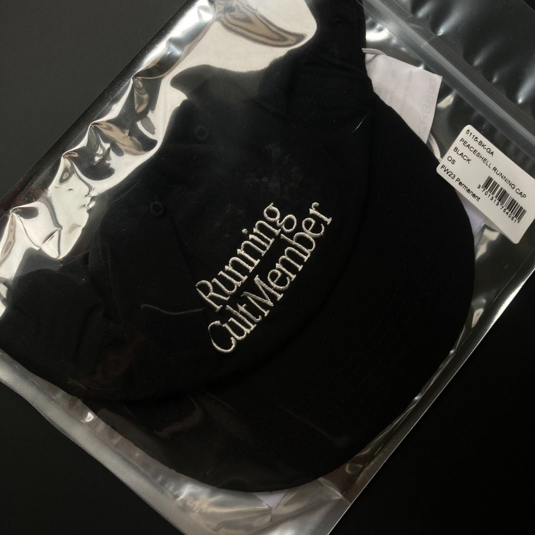 SATISFY RUNNING PeaceShell Running Cap Black Running Cult Member, Men's ...