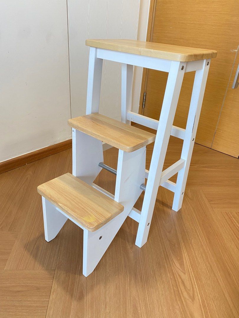 Scandinavian step stool ladder, Furniture & Home Living, Home ...