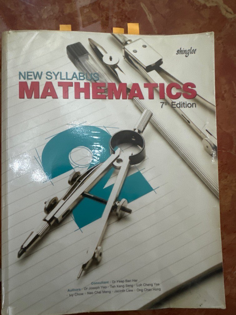 Sec 2 Mathematics textbook, Hobbies & Toys, Books & Magazines ...