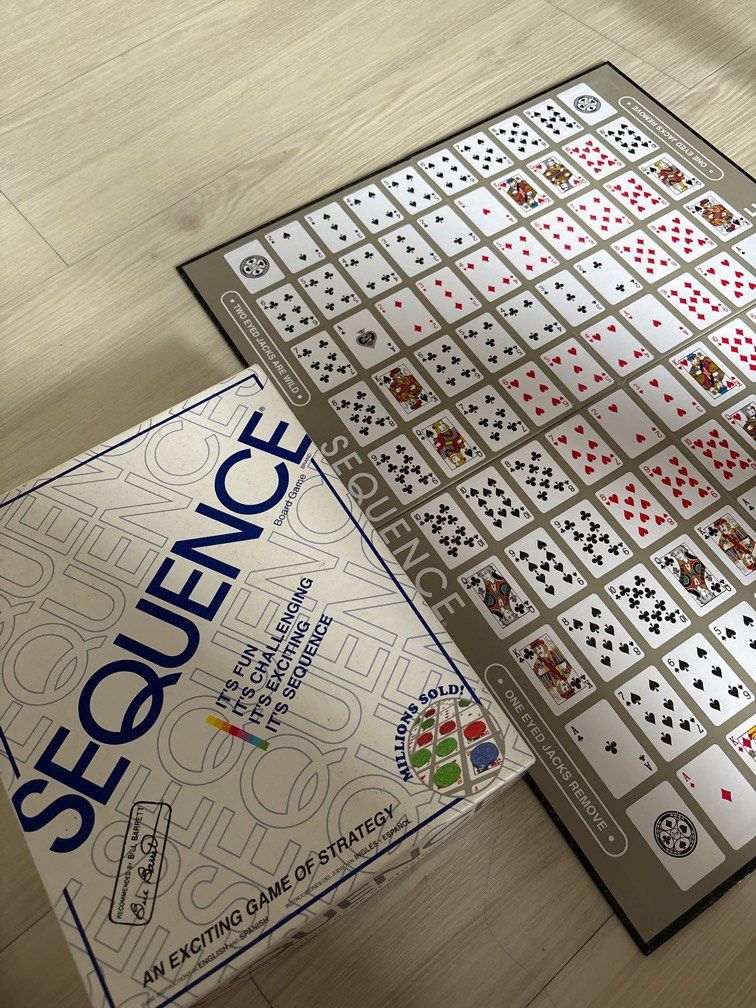 Sequence Board Game, Hobbies & Toys, Toys & Games on Carousell