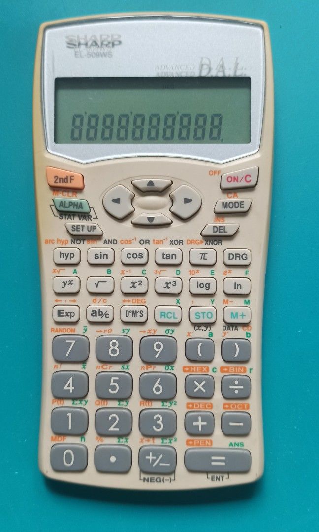 Sharp Scientific Calculator EL-509WS, Hobbies & Toys, Stationery & Craft, Stationery & School ...