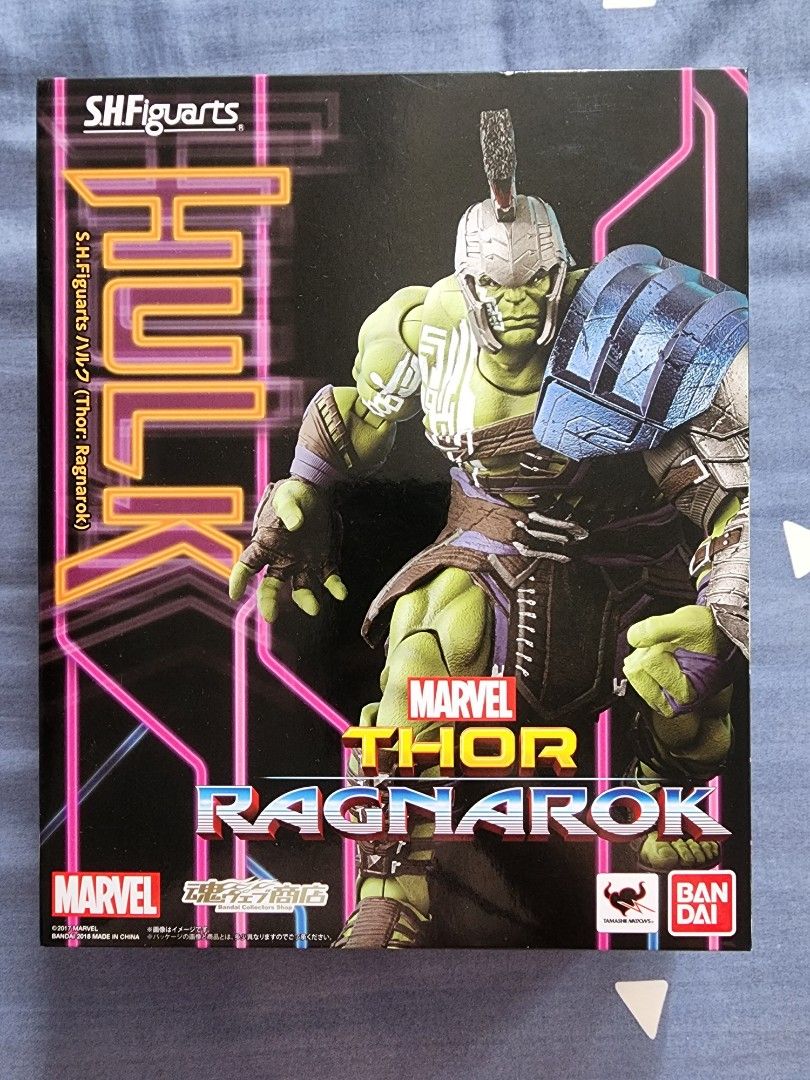 SHF Hulk (Thor Ragnarok), Hobbies & Toys, Toys & Games on Carousell