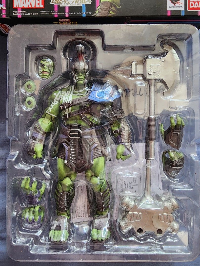 SHF Hulk (Thor Ragnarok), Hobbies & Toys, Toys & Games on Carousell