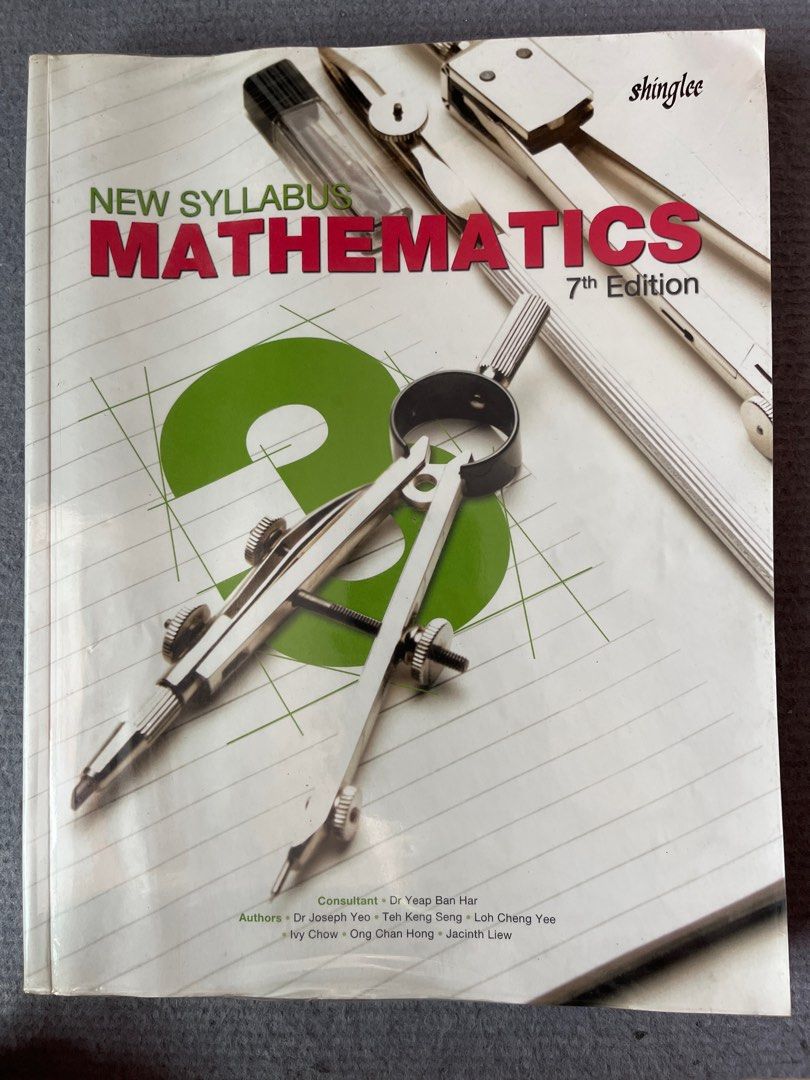 Shingles New Syllabus Mathematics 7th edition textbooks 2, 3 and 4 ...