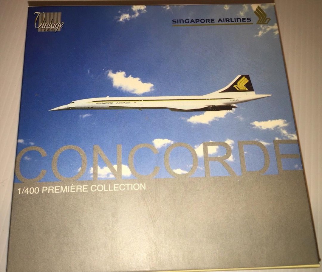 Singapore Airlines Concorde 1:400, Hobbies & Toys, Memorabilia ...