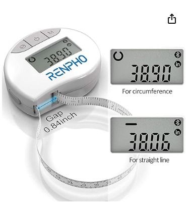 Smart Tape Measure Body with App - RENPHO Bluetooth Measuring Tapes for ...