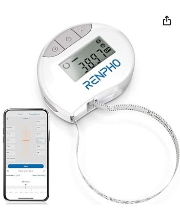 Smart Tape Measure Body with App - RENPHO Bluetooth Measuring Tapes for ...