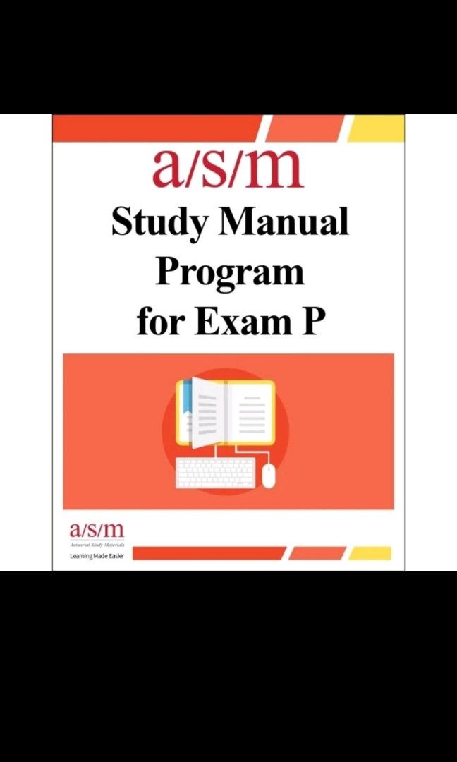 SOA Exam P ASM Study Manual 5th Edition 2022 in PDF, Hobbies & Toys, Books & Magazines ...