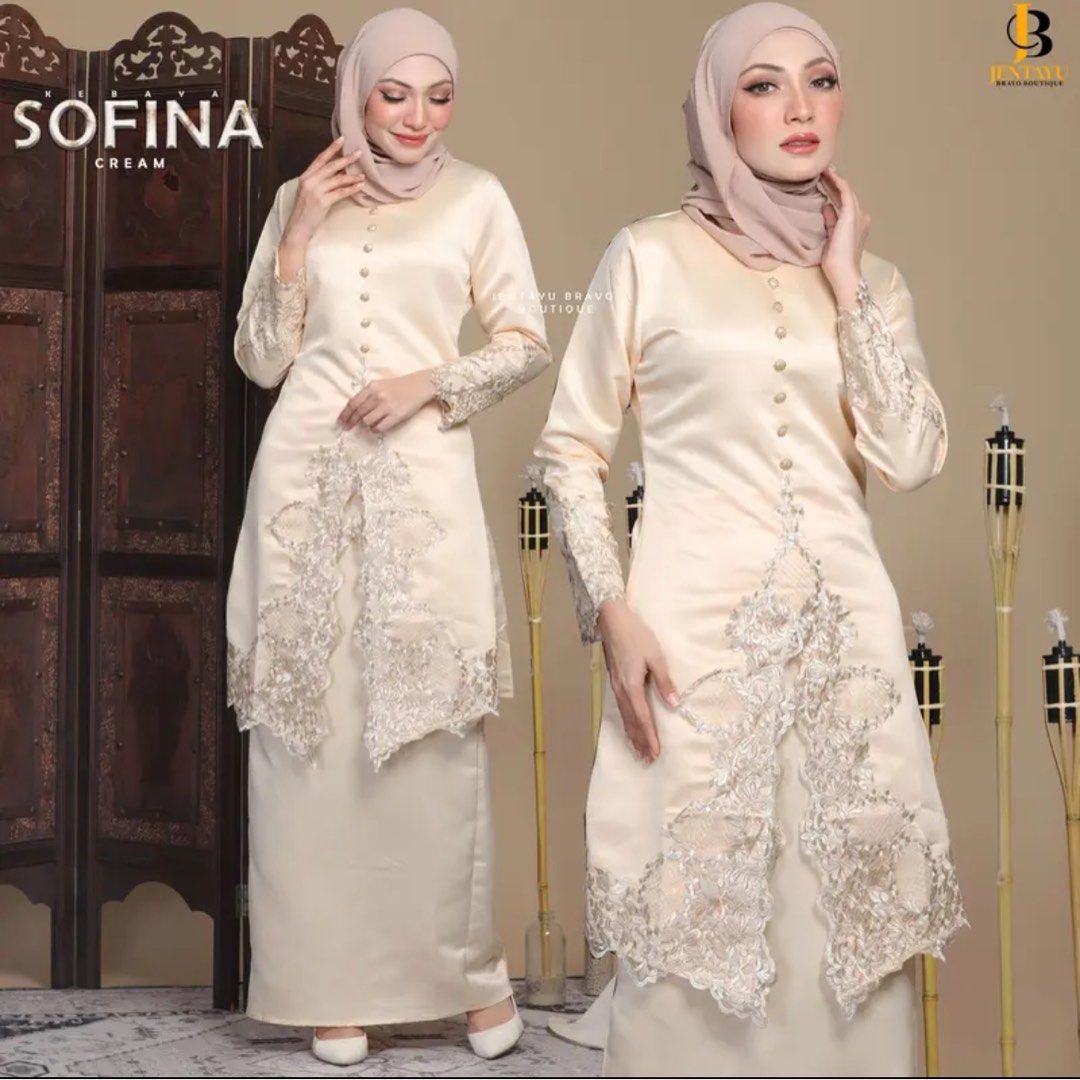 Sofina kebaya / kebarung Jentayu Bravo, Women's Fashion, Muslimah Fashion, Baju Kurung & sets on ...