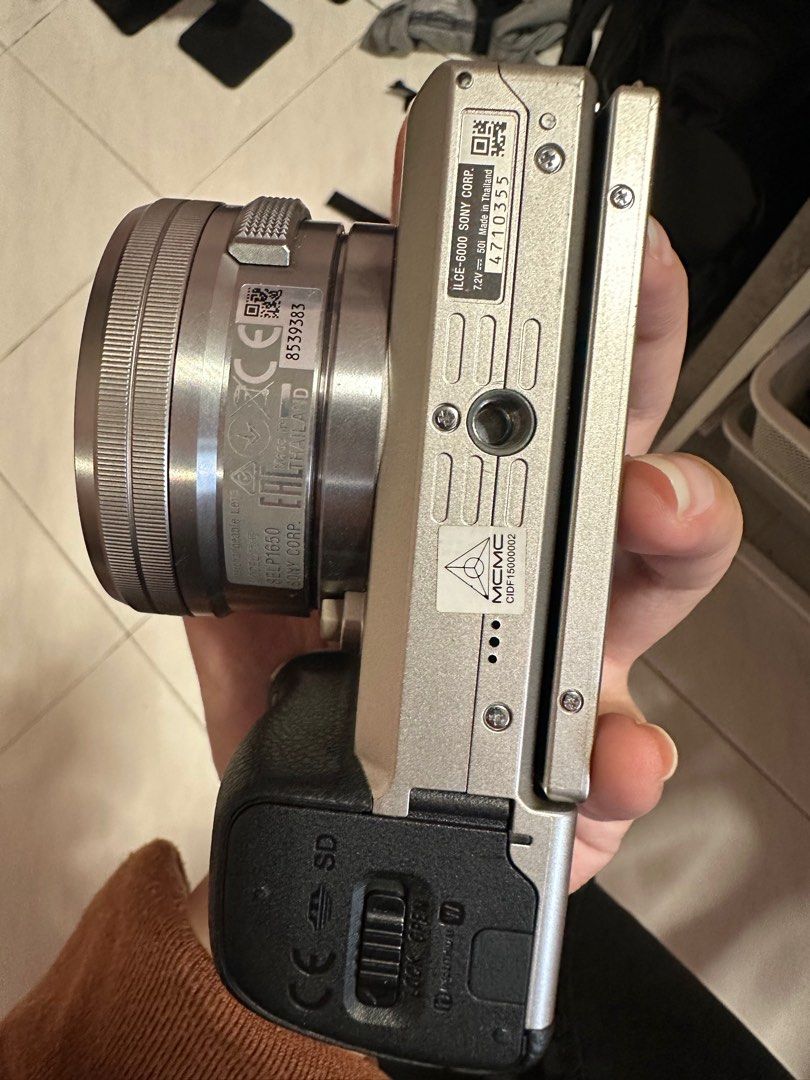 Sony Alpha A6000 silver color, Photography, Cameras on Carousell