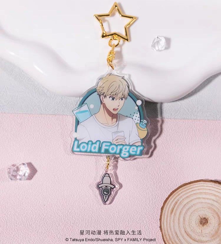 Spy X Family Keychain Anya Loid Yor Forger Authentic [PO], Hobbies ...