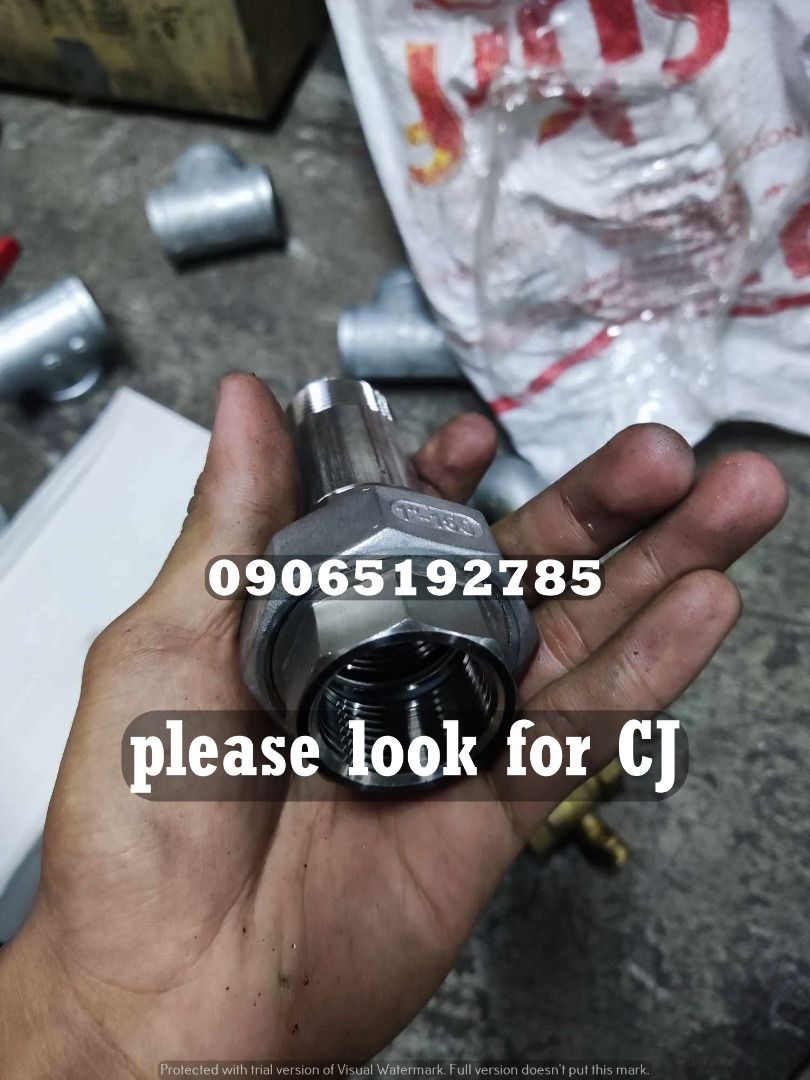 stainless nipple with union patente, Commercial & Industrial ...