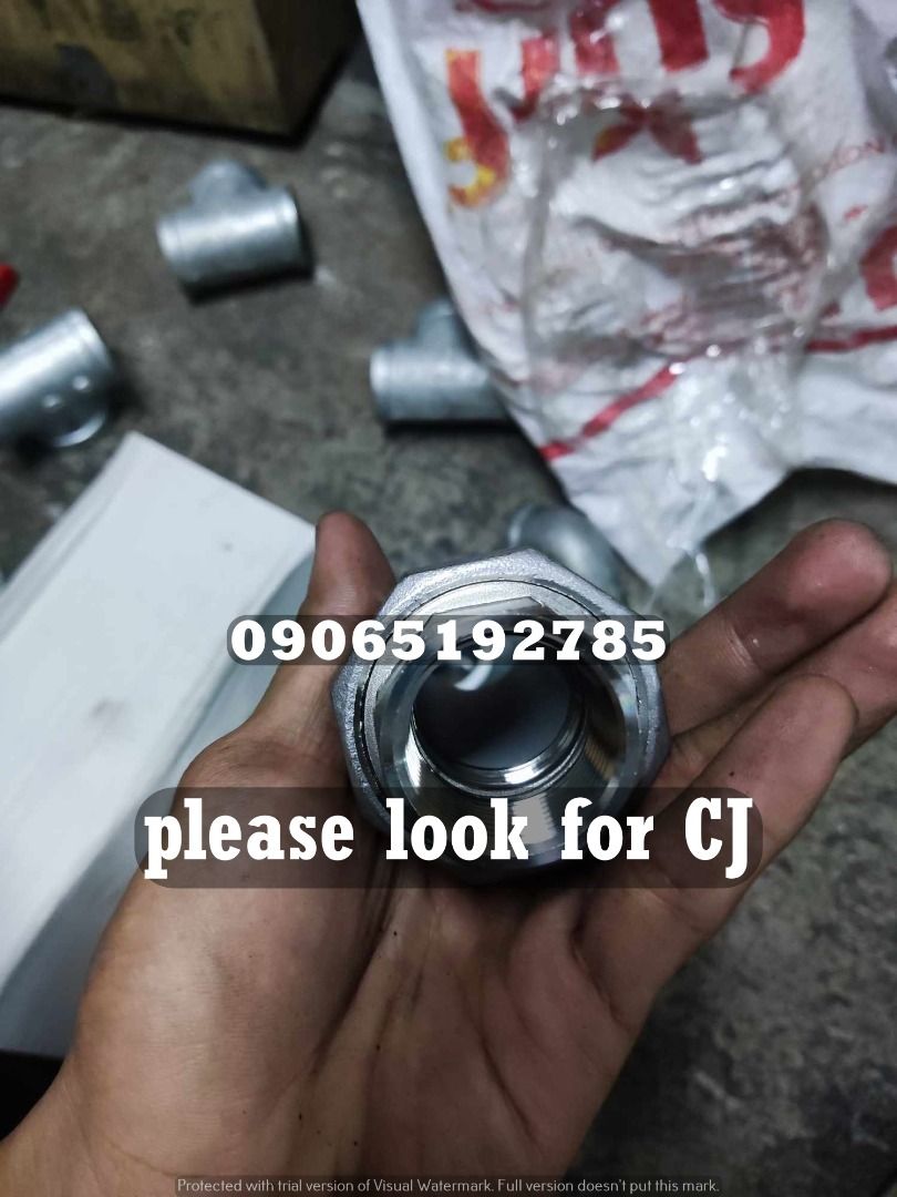 stainless nipple with union patente, Commercial & Industrial ...