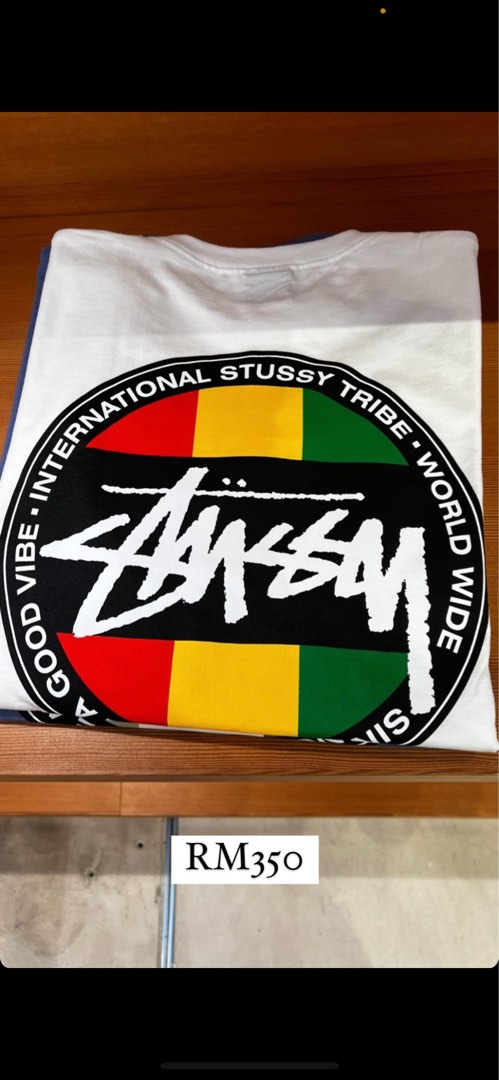 Stussy Rasta, Men's Fashion, Tops & Sets, Tshirts & Polo Shirts on ...
