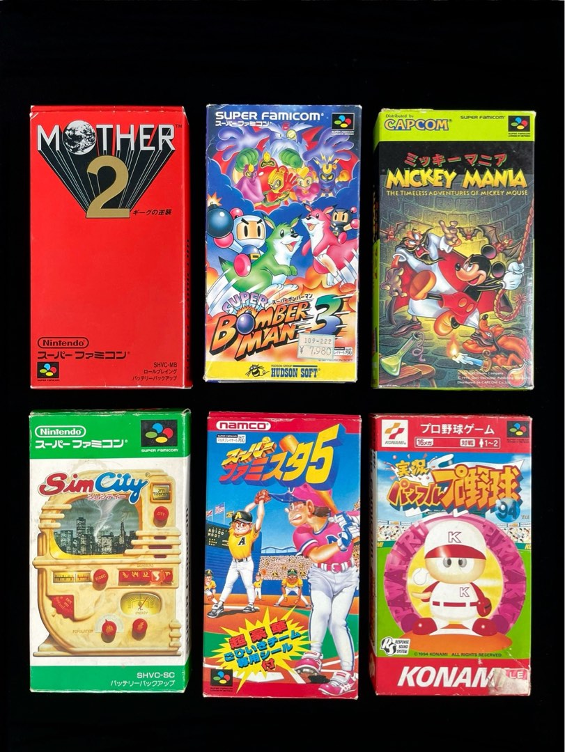 Super Famicom games 2, Video Gaming, Video Games, Nintendo on Carousell