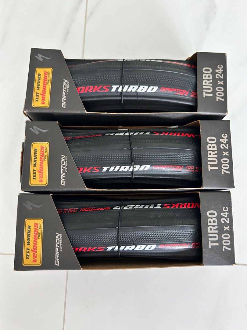 S-works Turbo Gripton Tires, Sports Equipment, Bicycles & Parts, Parts ...
