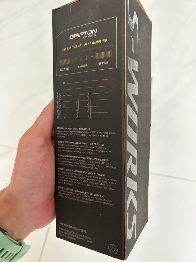 S-works Turbo Gripton Tires, Sports Equipment, Bicycles & Parts, Parts ...