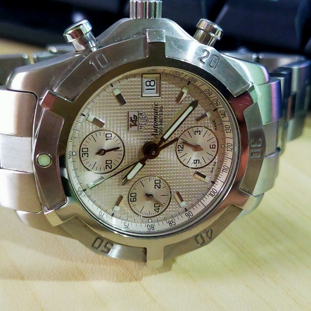 Tag Heuer Automatic chronograph watch Swiss, Luxury, Watches on Carousell