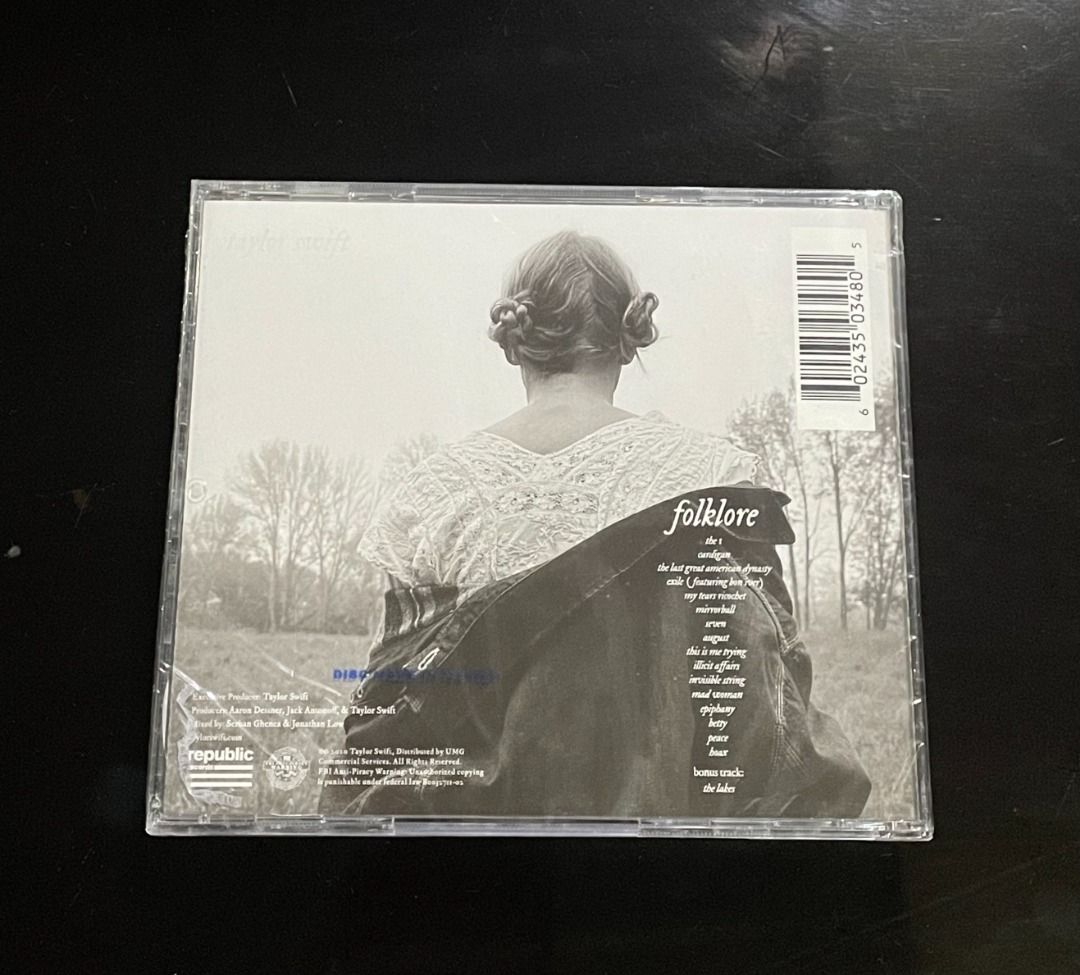 Taylor Swift Sealed Folklore cd, Hobbies & Toys, Music & Media, CDs ...
