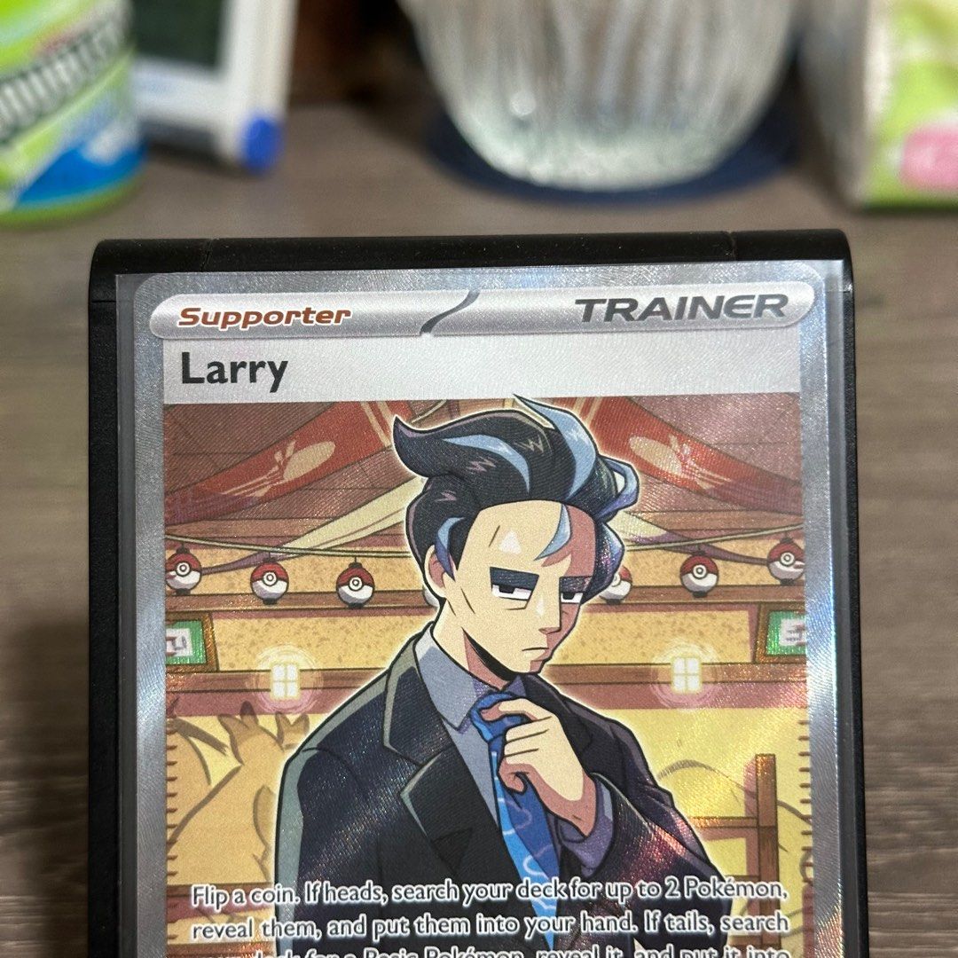 TCG POKEMON - Larry 235/182 - Full Art Secret Rare Scarlet & Violet: Paradox Rift, Hobbies ...
