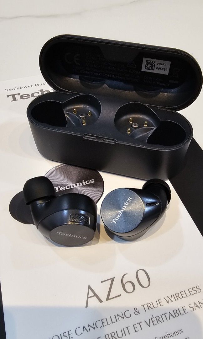 Technics AZ60 true wireless earbuds with ANC, Audio, Earphones on Carousell
