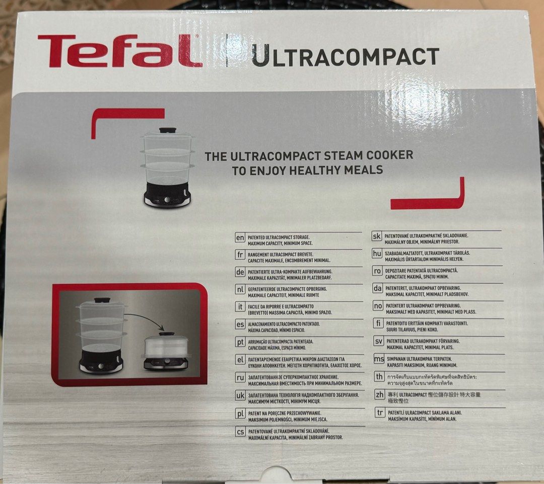 Tefal Ultra compact steam cooker, TV & Home Appliances, Kitchen ...