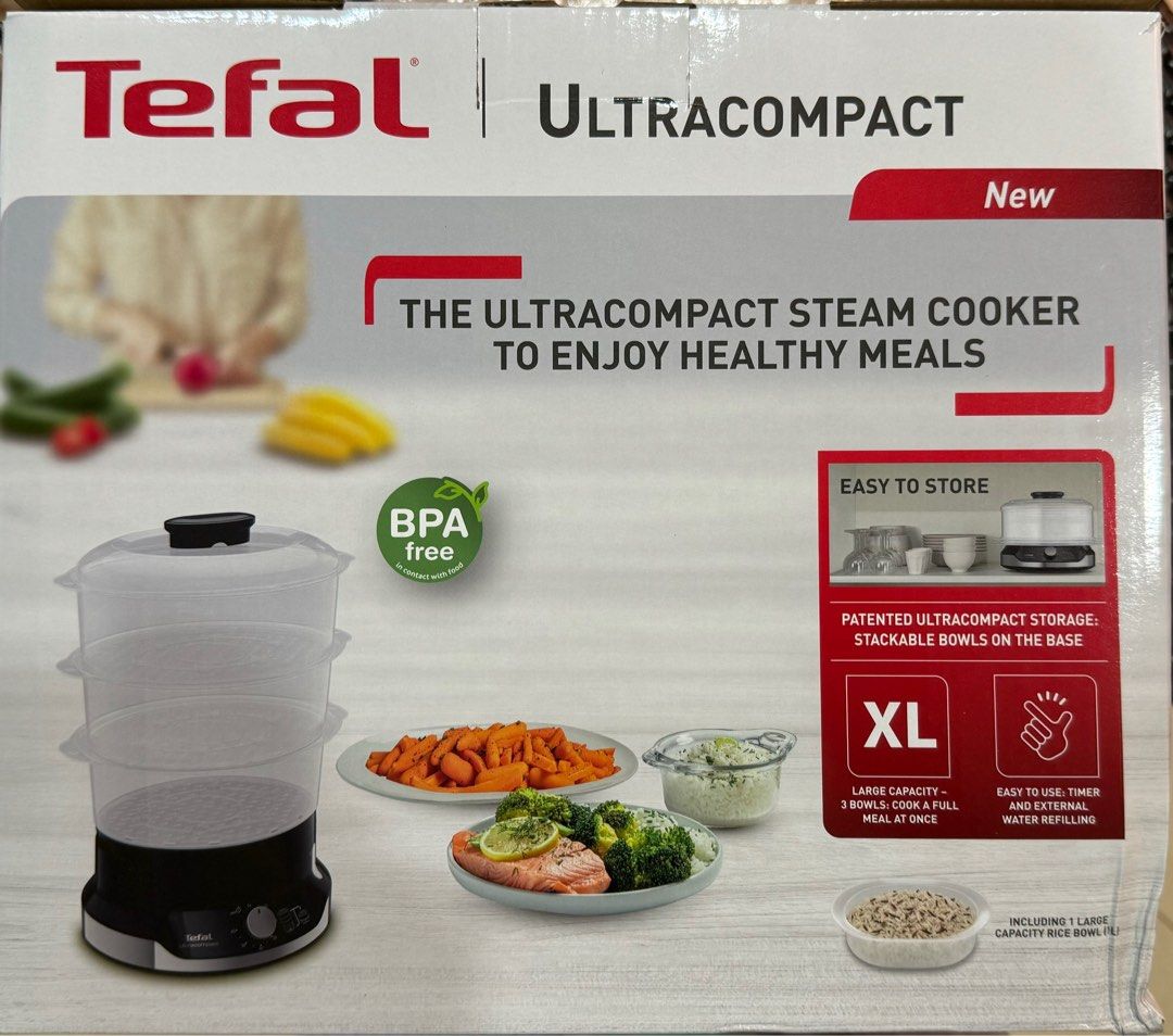 Tefal Ultra compact steam cooker, TV & Home Appliances, Kitchen ...