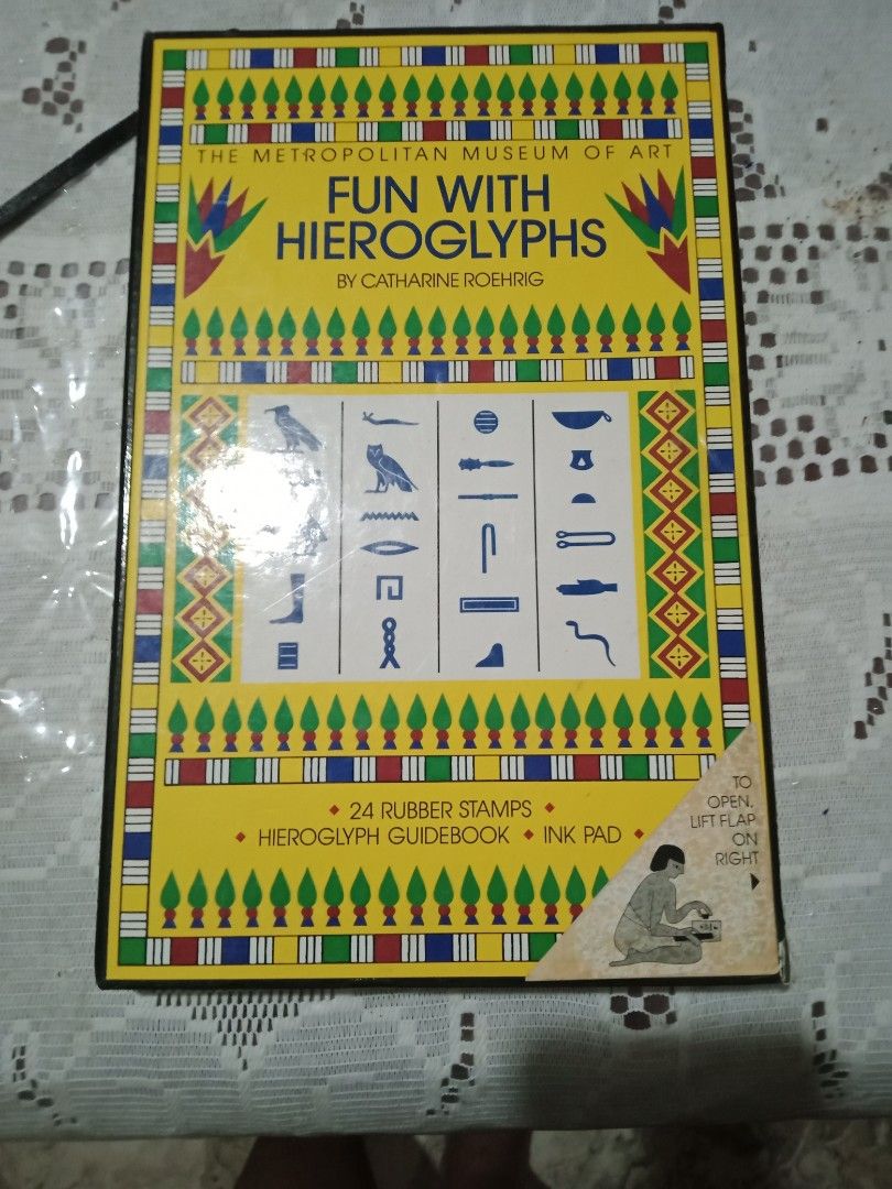 The Best Egyptian Hieroglyphics Rubber Stamps, Hobbies & Toys ...