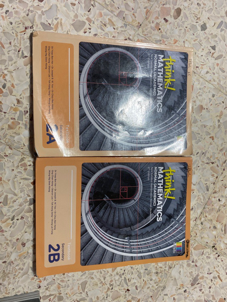 think! Mathematics Normal Academic 2A and 2B, Hobbies & Toys, Books ...