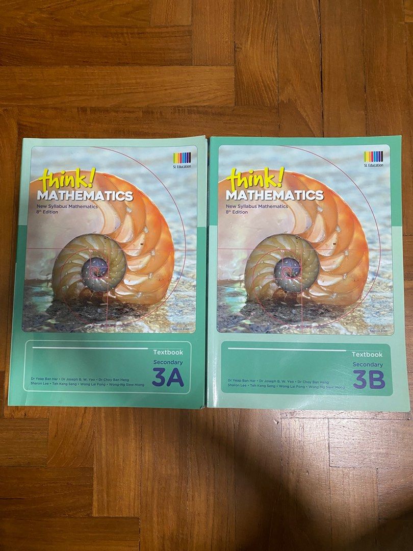 Think! Mathematics textbook 3A & 3B, Hobbies & Toys, Books & Magazines ...
