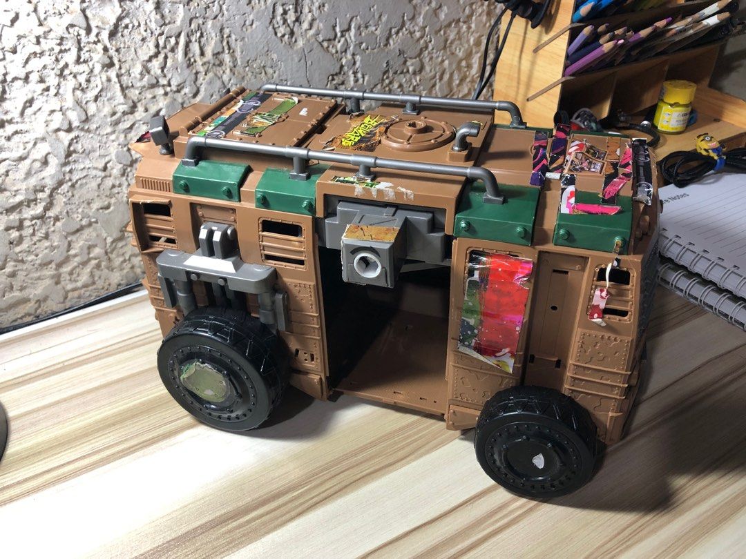 TMNT ninja turtle shellraiser van vehicle, Hobbies & Toys, Toys & Games ...