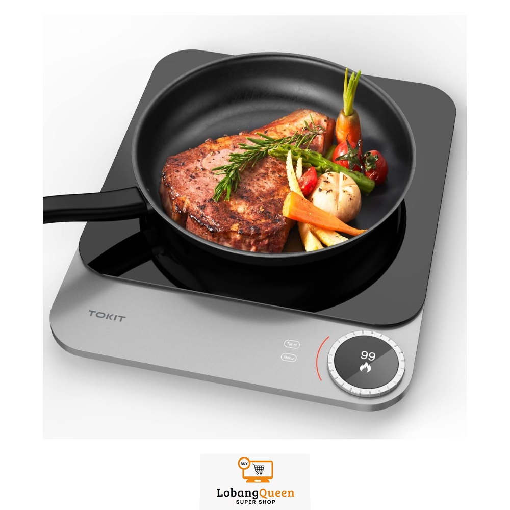 TOKIT Portable Induction Hob Pro 2100W Electric Cooktop Countertop ...