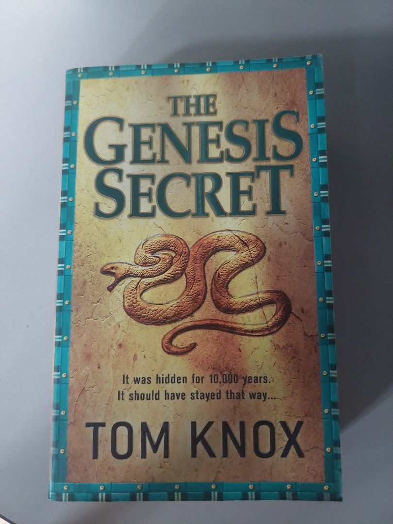Tom Knox The Genesis Secret, Hobbies & Toys, Books & Magazines, Fiction ...