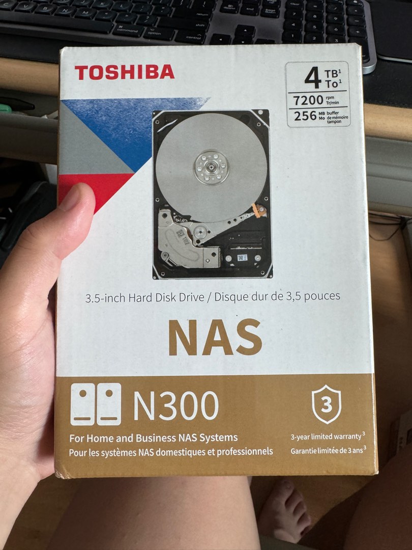 Toshiba NAS HDD N300 4TB, Computers & Tech, Parts & Accessories ...