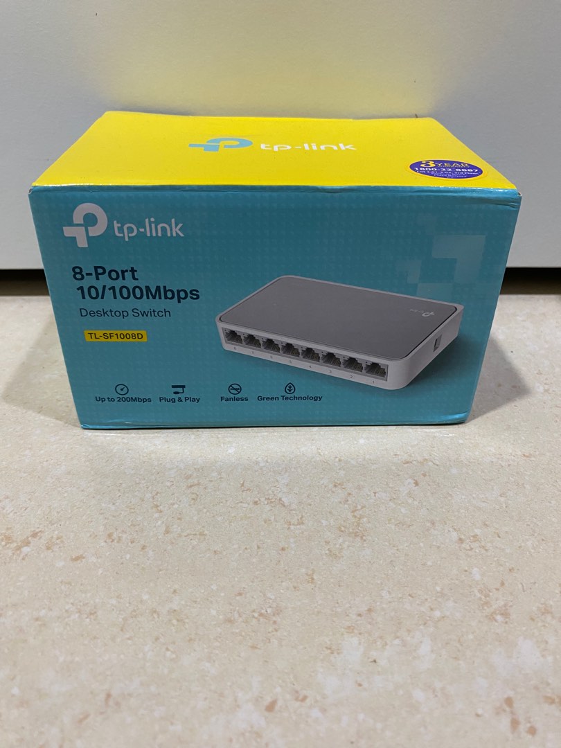 TP-Link Switch 8 Port (TL-SF1008D), Computers & Tech, Parts ...