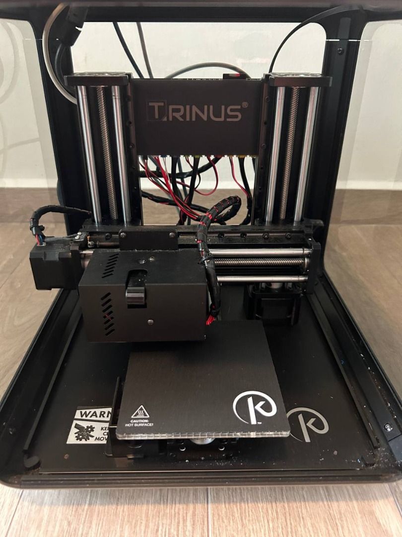 Trinus 3D Printer and Laser Engraver with Enclosure and Heated Print Bed, Computers & Tech ...