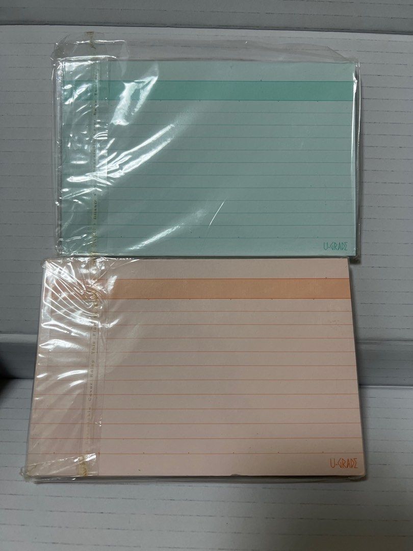 UGRADE RULED CARD, Hobbies & Toys, Stationery & Craft, Art & Prints on ...