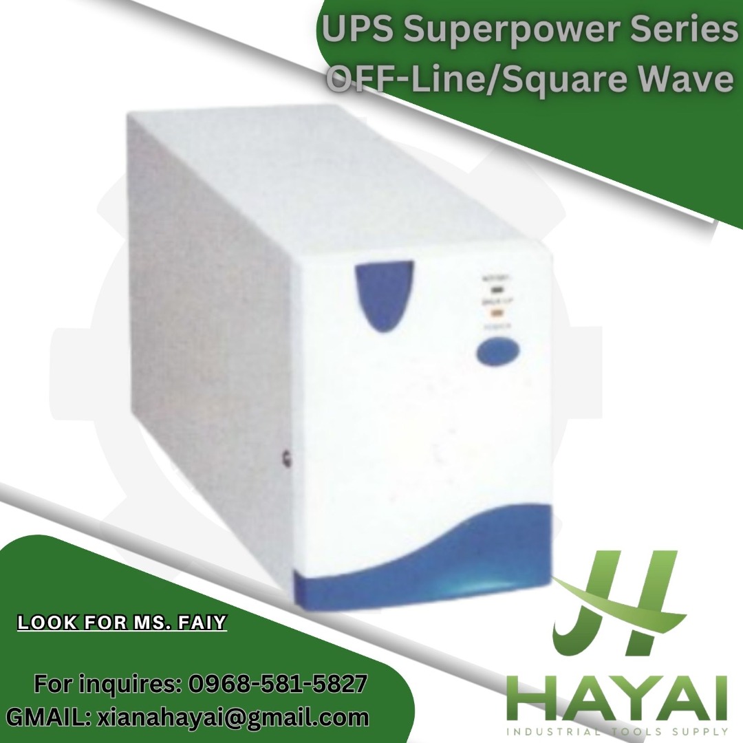 UPS Superpower Series OFF-Line/Square Wave, Commercial & Industrial ...