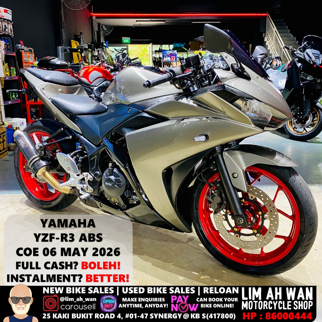 USED Yamaha R3 with GIANELLI, Motorcycles, Motorcycles for Sale, Class ...