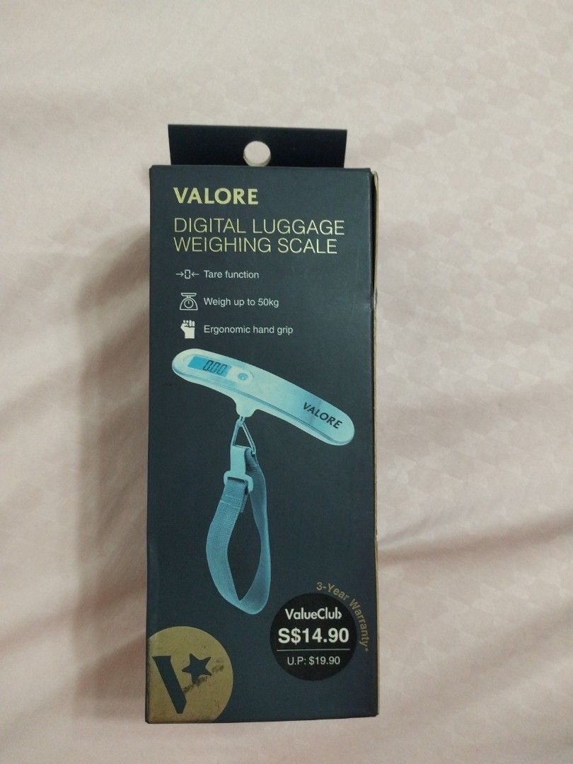Valore Digital luggage weighing scale, Computers & Tech, Parts ...