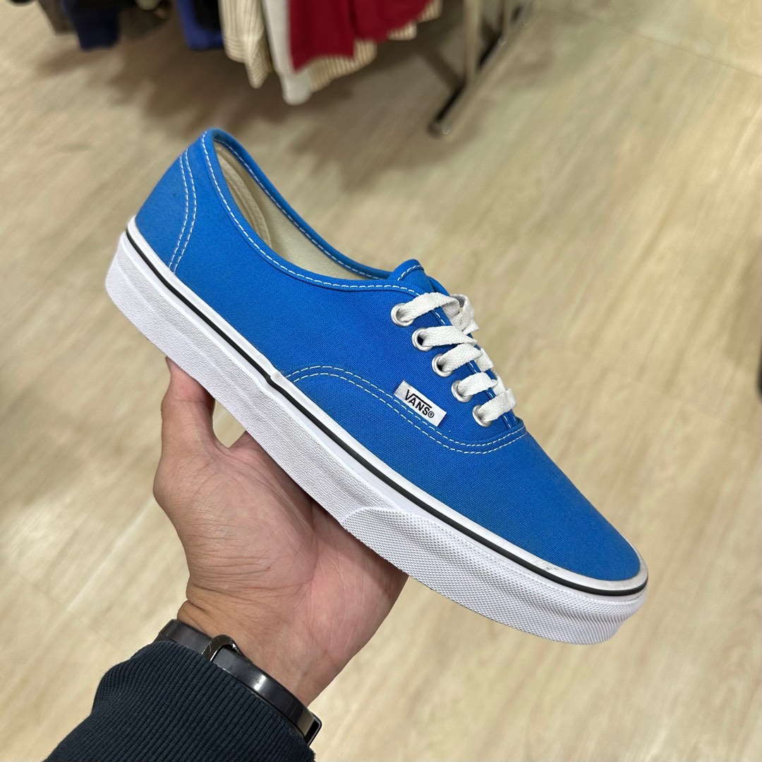 Vans Authentic Blue, Men's Fashion, Footwear, Sneakers on Carousell